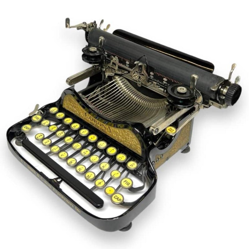 Corona 3 Special (Black on Gold) Folding Typewriter – Toronto Typewriters