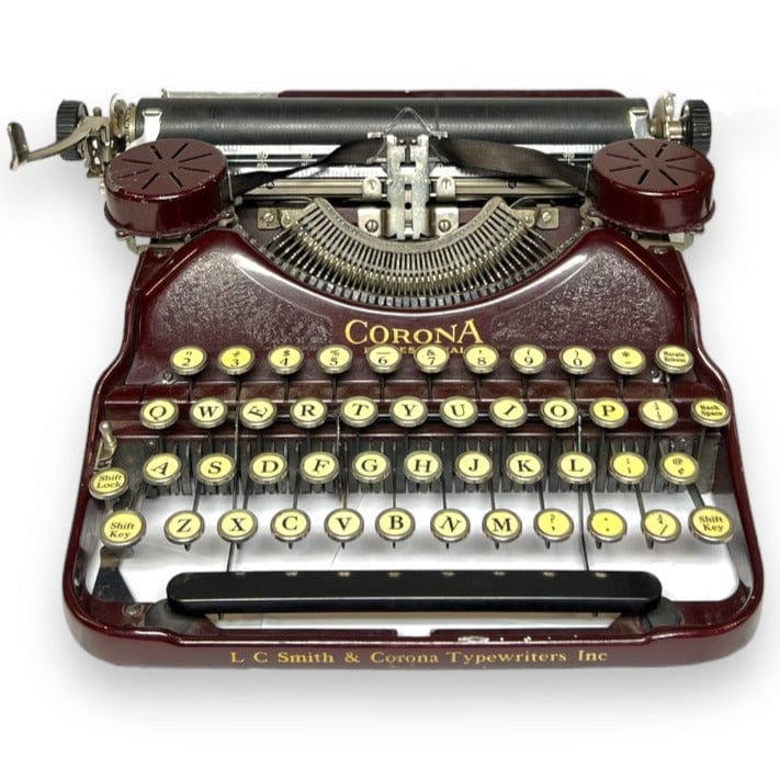 Corona Four Professional (Light Maroon) Typewriter – Toronto Typewriters